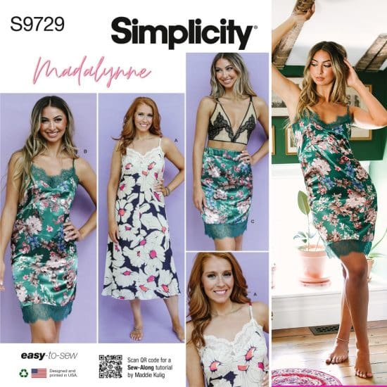 Madalynne X Simplicity 8229 Underwire Bra Sewing Pattern