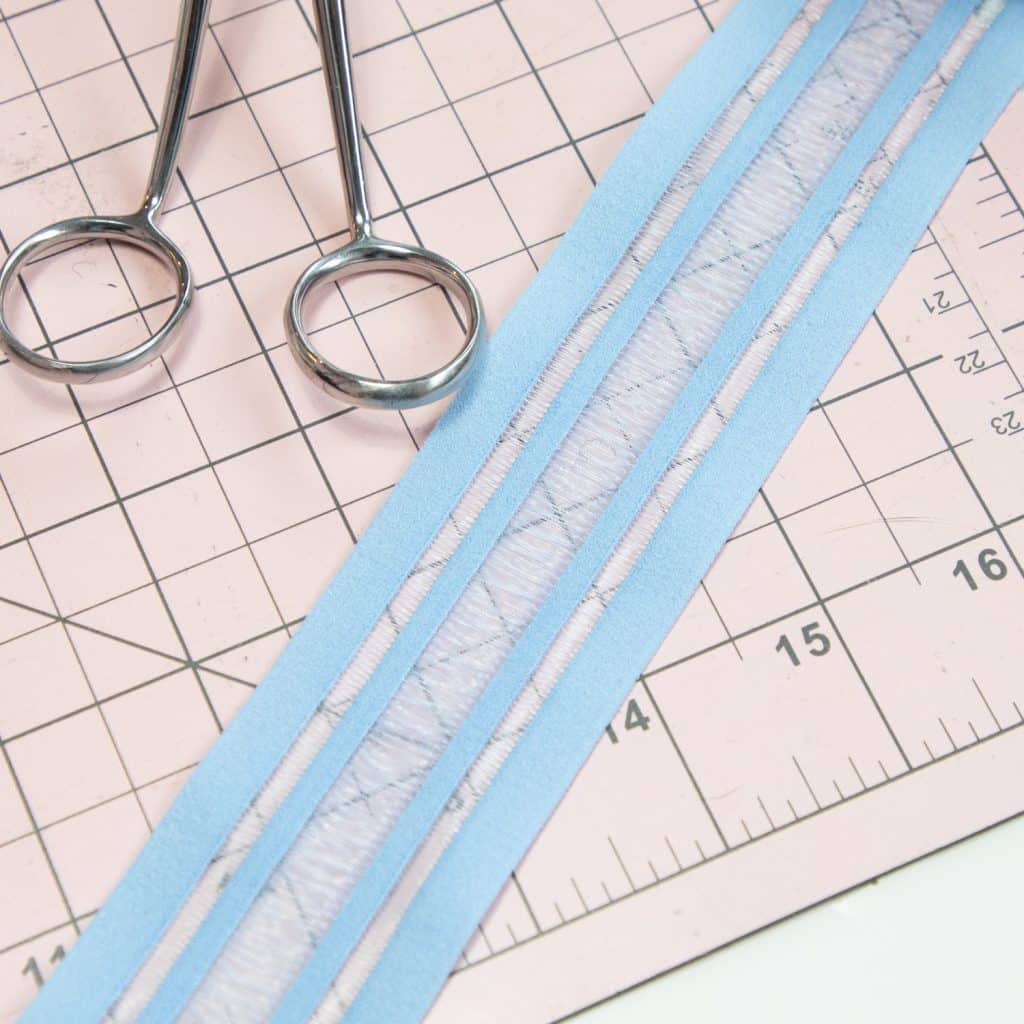 1 YD Powder Blue Wide Elastic Band by Madalynne Intimates