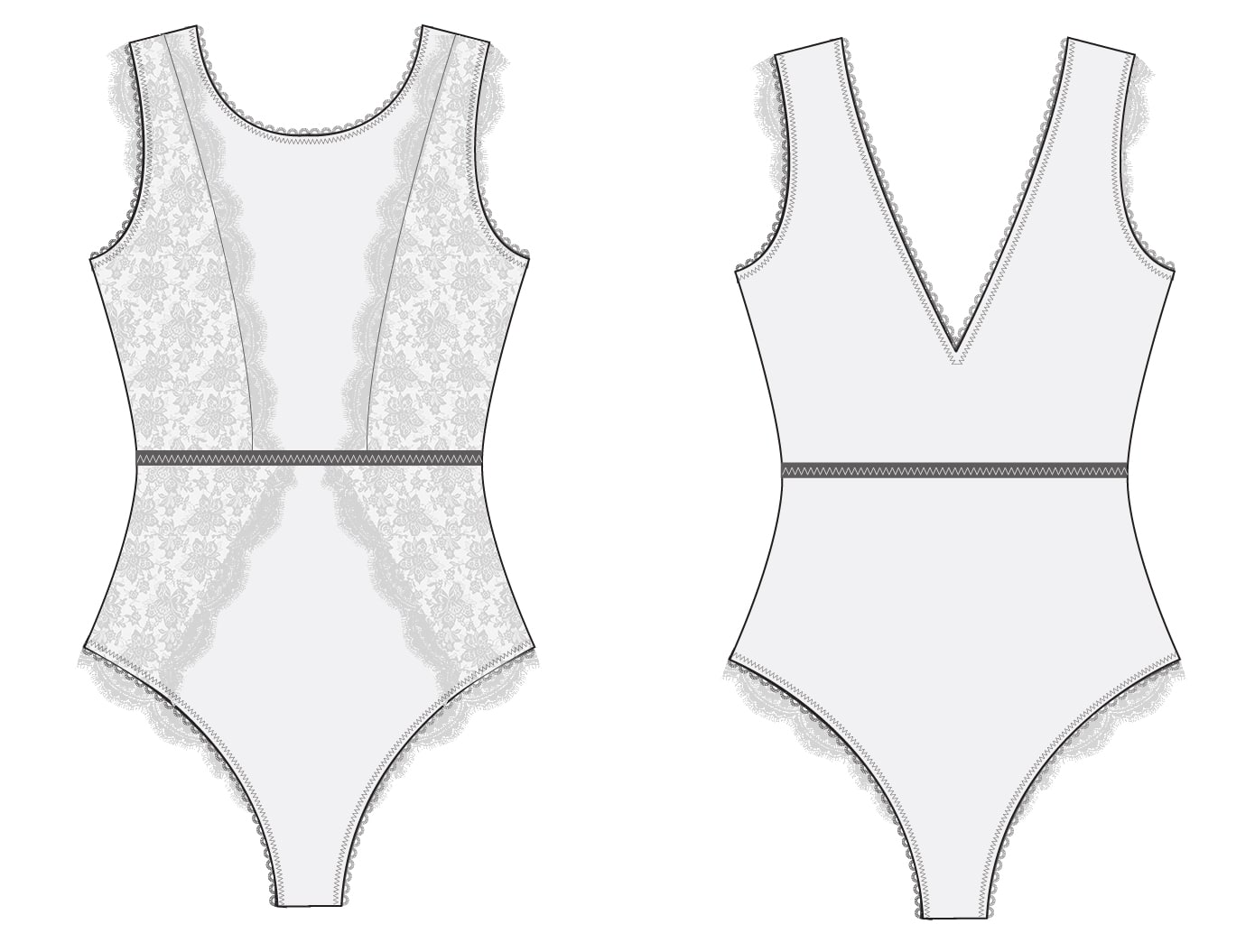 Introducing Lawren Bodysuit Sewing Pattern by Madalynne Intimates
